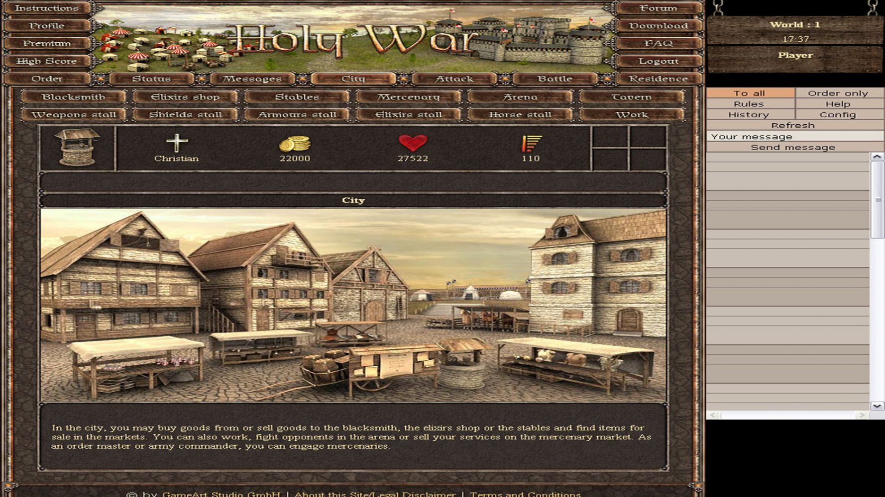 Holy War: browser game - ccc-ingredients.com